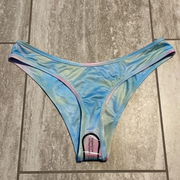Lulus | Swim | Lulus Tie Dye Rainbow Colors Swim Bikini Bottom Medium ...